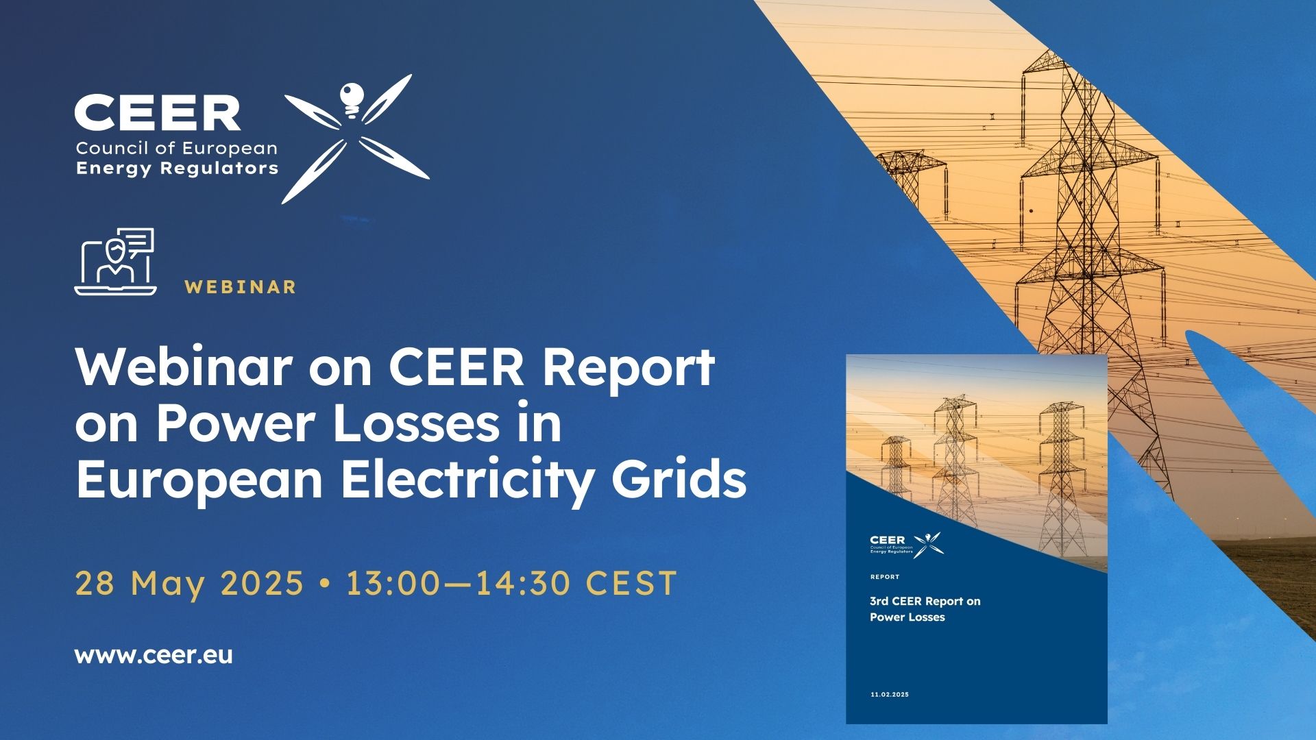 Webinar on CEER Report on Power Losses in European Electricity Grids - CEER